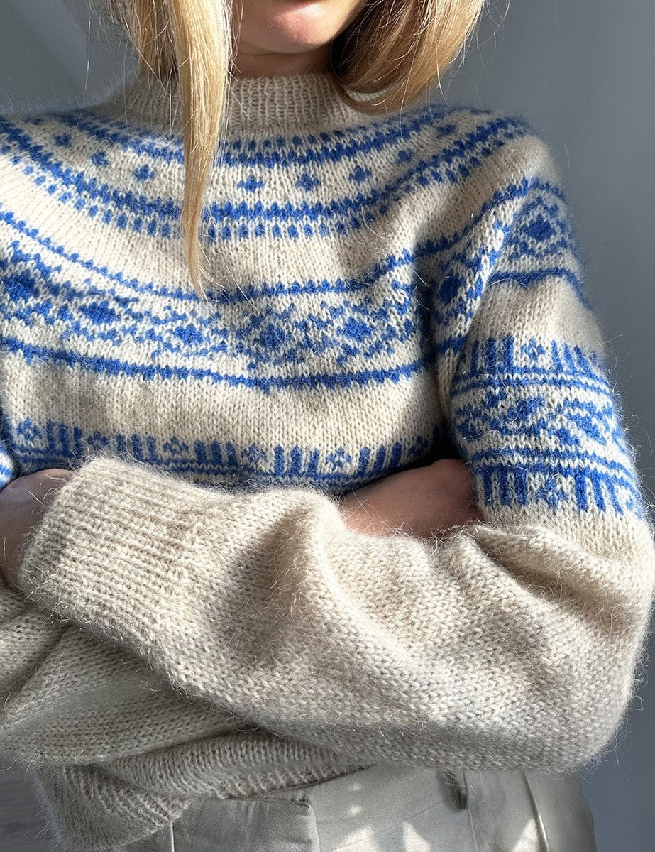 Porcelain Yoke Sweater Kit By Lene Holme Samsø – Knit and Living