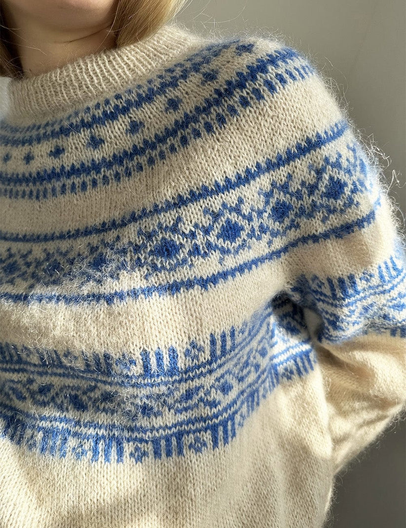 Porcelain Yoke Sweater Kit By Lene Holme Samsø – Knit and Living