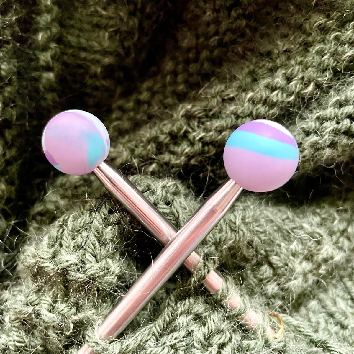 Round Silicone Needle Protectors Stitch Stoppers – Knit and Living